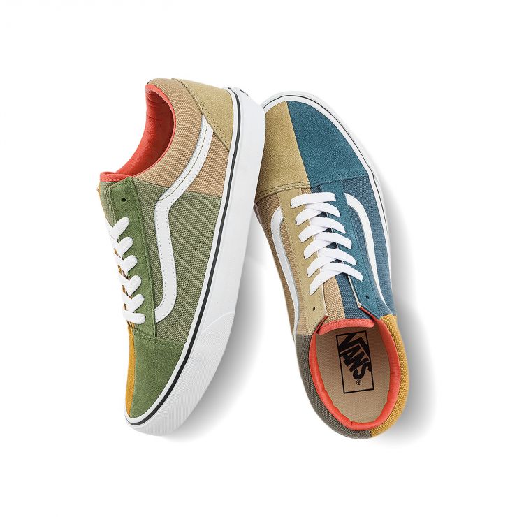 VN0009QH448丨OLD SKOOL SPLIT男女帆布鞋丨经典系列 Classics 丨vans/范斯